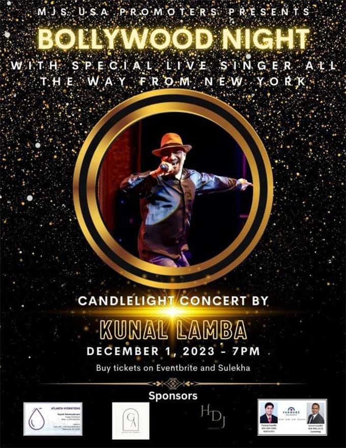 Bollywood Night with Kunal Lamba | Desh-Videsh Media reaches 1.5 ...