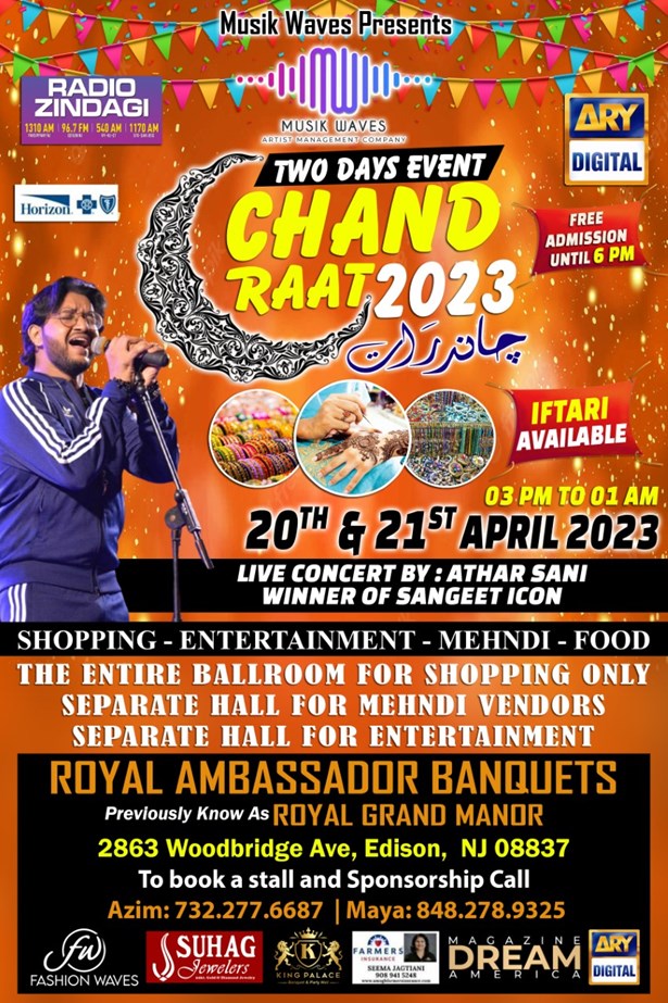 Chand Raat New Jersey | Desh-Videsh Media reaches 1.5 Millions+ Indians ...