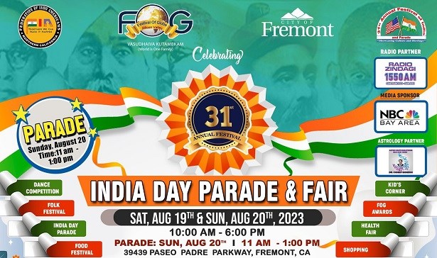 FOG India Day Parade and Fair | Desh-Videsh Media reaches 1.5 Millions+ ...
