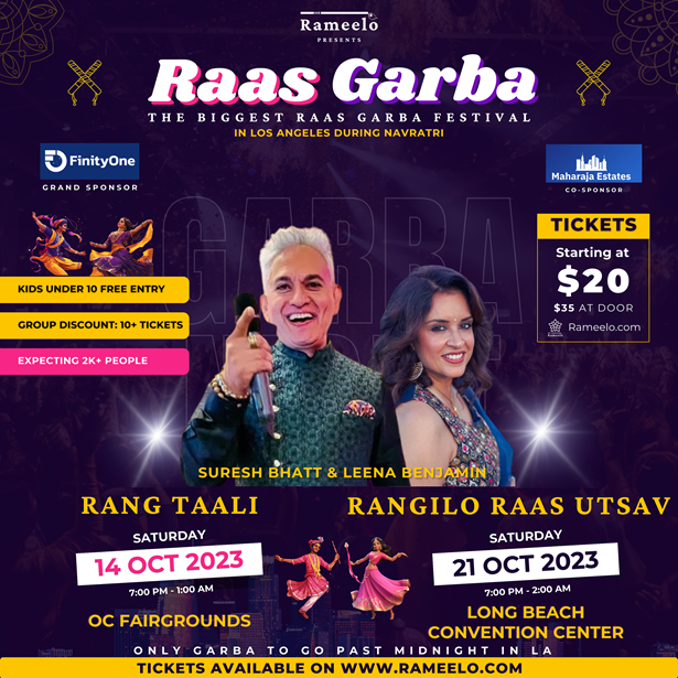 Rang Taali – Rameelo Raas Garba Festival 2023 | Desh-Videsh Media reaches 1.5 Millions+ Indians ...